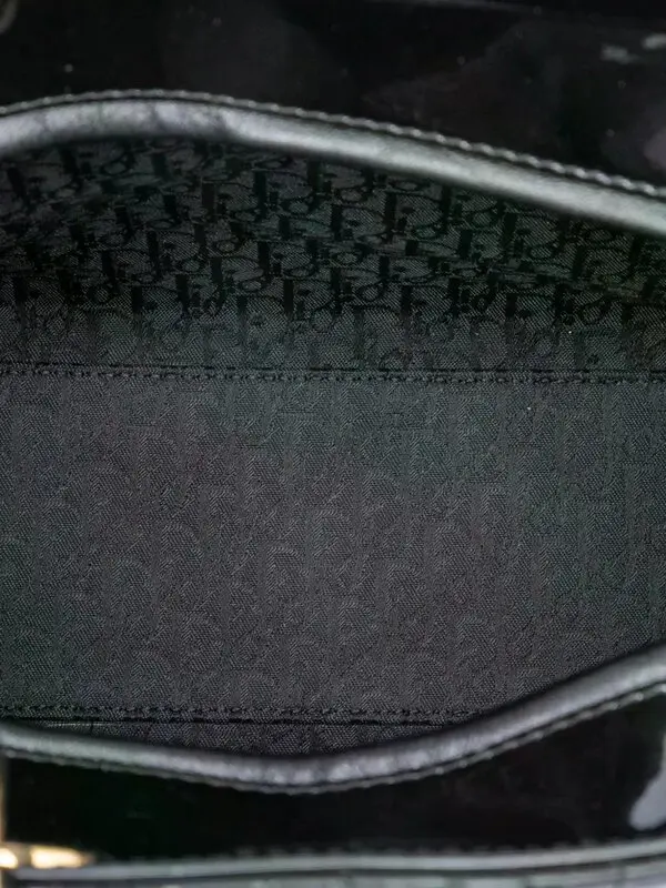 Dior 2012 Large Patent Cannage Lady Satchel