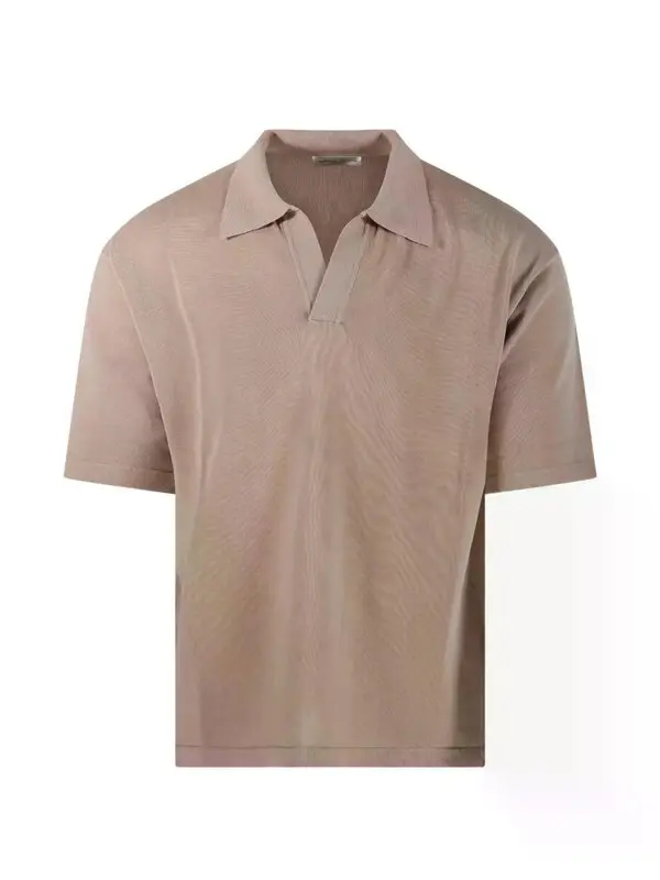 ROBERTO COLLINA V-neck T-shirt - Neutrals