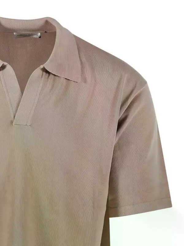 ROBERTO COLLINA V-neck T-shirt - Neutrals