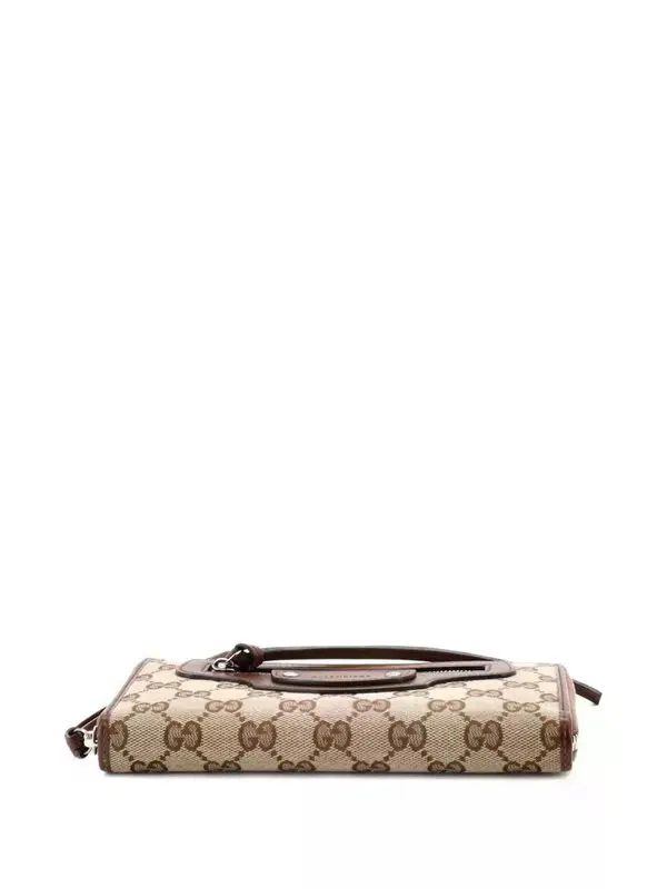 Balenciaga X Gucci The Hacker Project Neo Classic Zip Wallet Gg Canvas Long Small Wallets