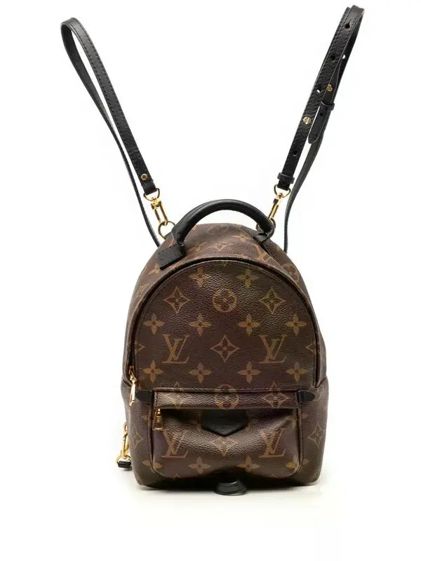 LOUIS VUITTON 2018 Monogram Mini Palm Springs Backpack - Brown