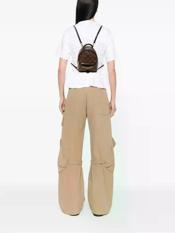 LOUIS VUITTON 2018 Monogram Mini Palm Springs Backpack - Brown