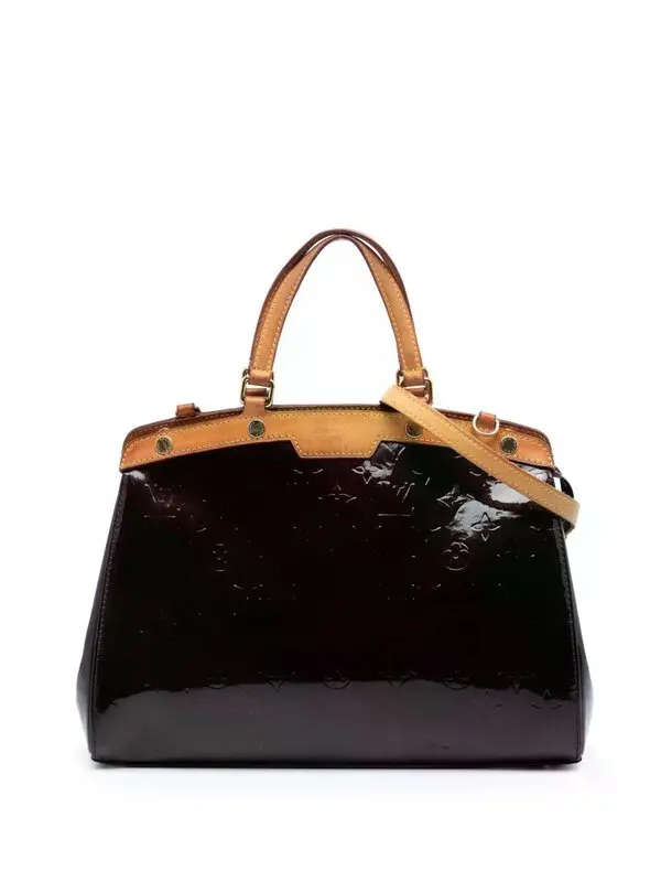 LOUIS VUITTON Monogram Vernis Brea Mm Satchel - Purple