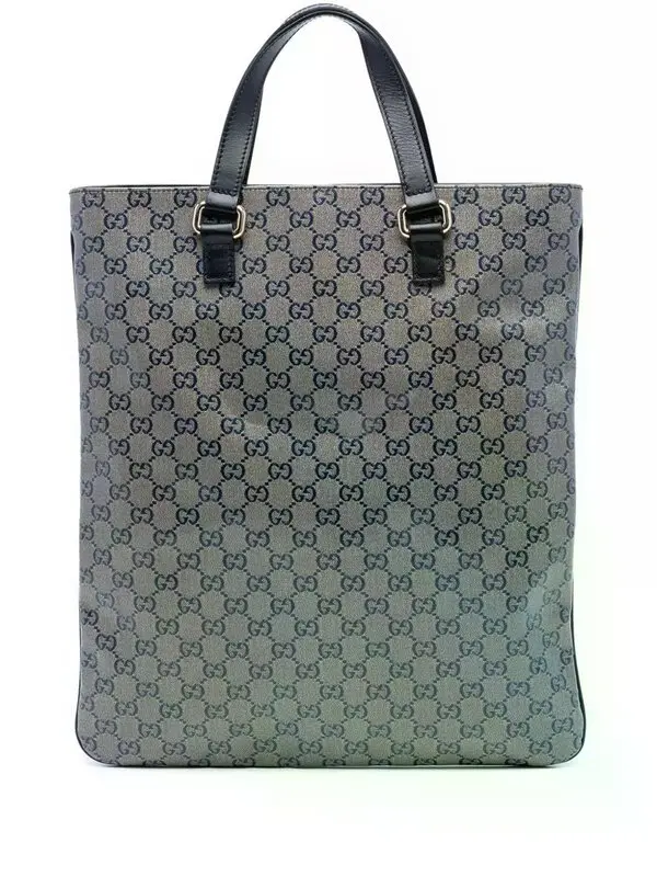 Gucci Gg Crystal Tote Bag - Grey