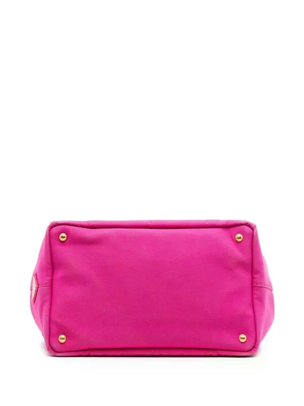 Prada Canapa Logo Satchel 2013-2025 - Pink