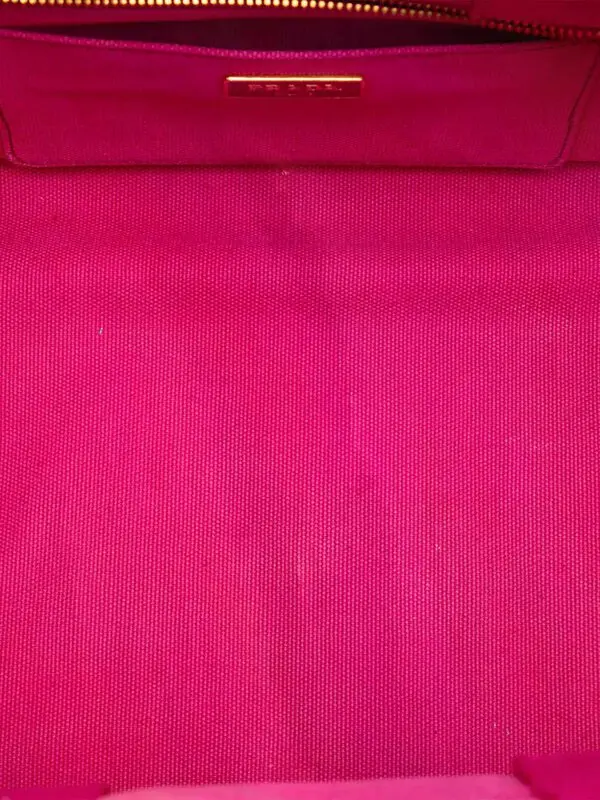 Prada Canapa Logo Satchel 2013-2025 - Pink