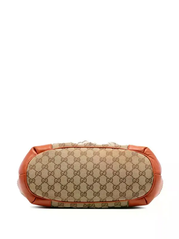 Gucci Gg Canvas Sukey Satchel - Orange