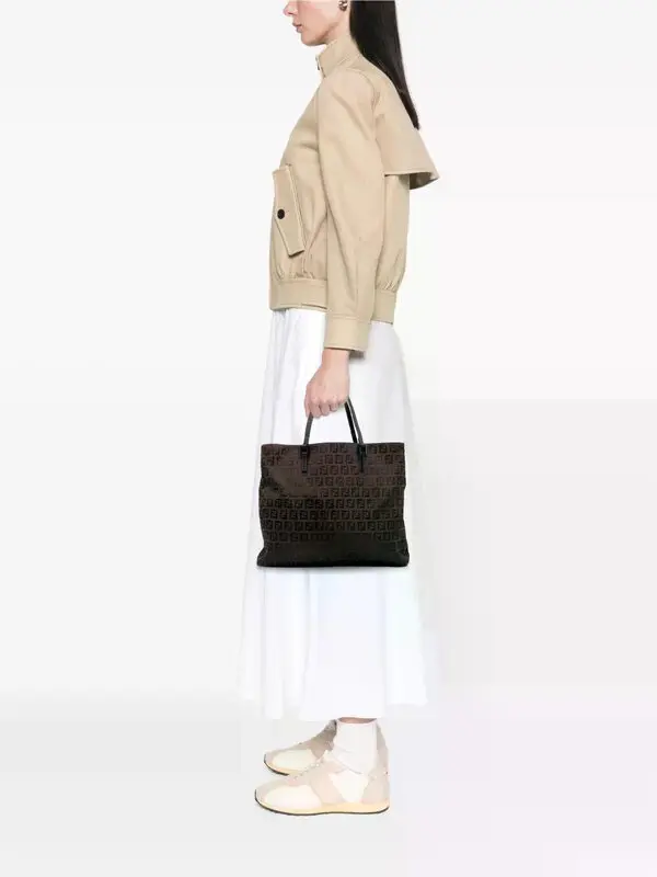 Fendi 2000-2010 Zucchino Canvas Tote Bag