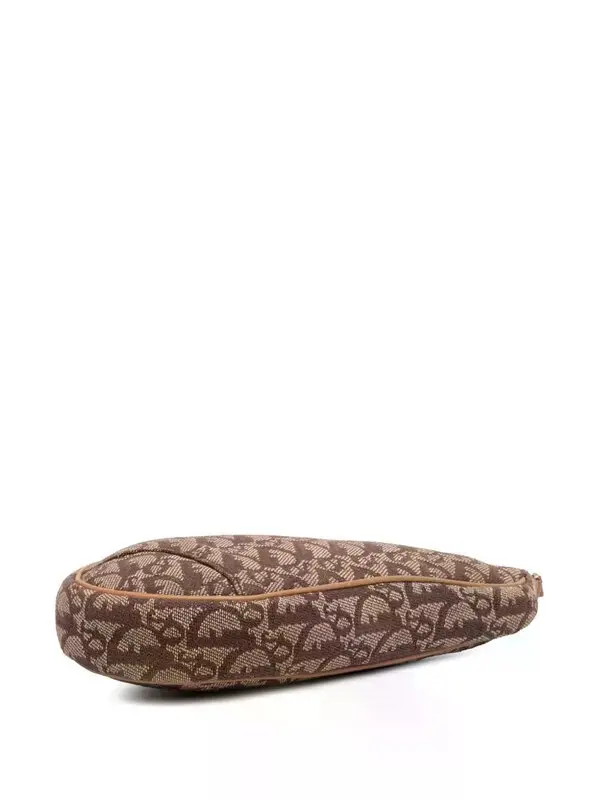 Dior Mini Diorissimo Canvas Saddle Pochette