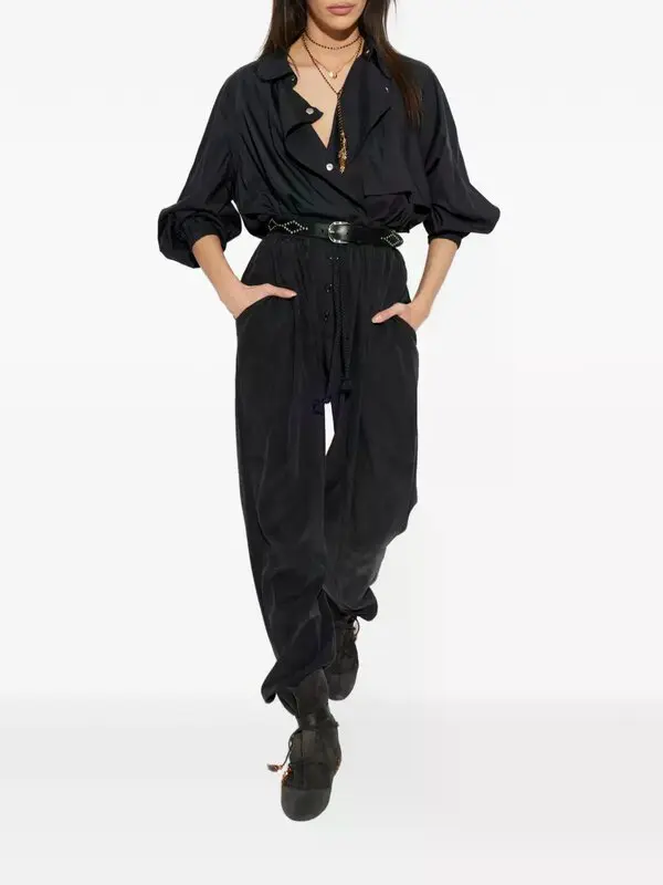 Isabel Marant Étoile Drawstring Pleated Trousers