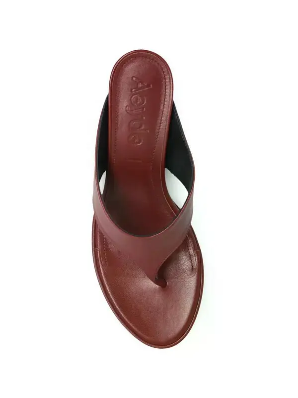 AeydĒ Leather Toe Sandals - Brown