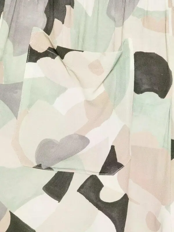 AMARANTO Print Pocket Shorts