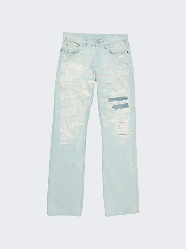 Acne Studios Mended Denim Jeans - Blue