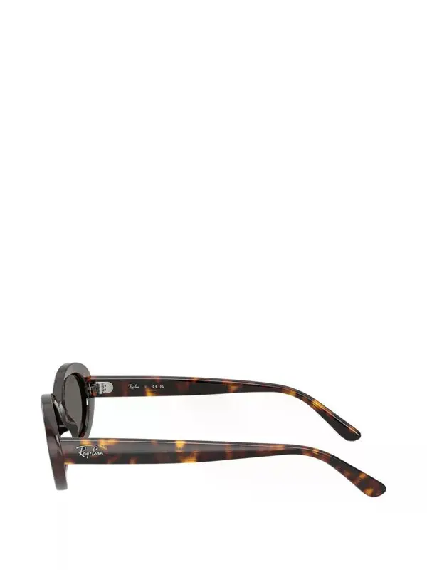 Ray-ban Oval-frame Sunglasses - Brown