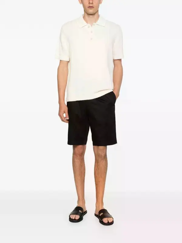 PT TORINO Pleated Shorts - Black