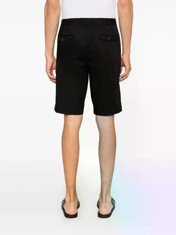 PT TORINO Pleated Shorts - Black