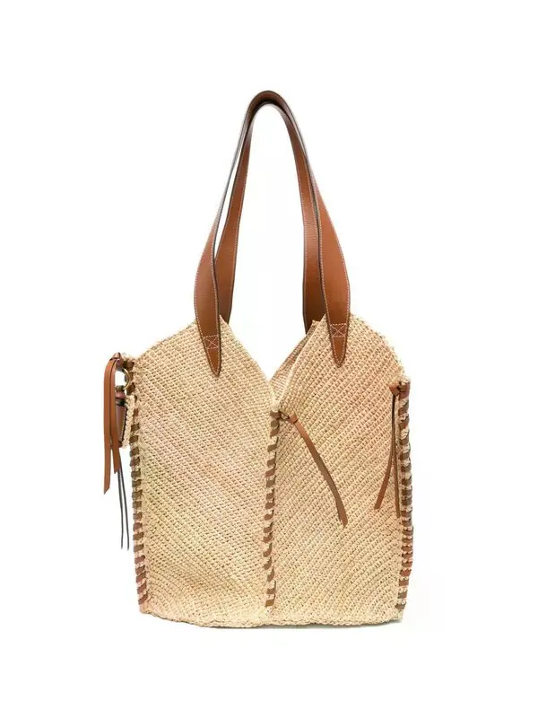 Isabel Marant Étoile Tampa Raffia Shoulder Bag - Neutrals
