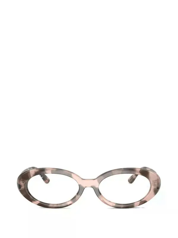 Ray-ban Oval-frame Glasses - Neutrals