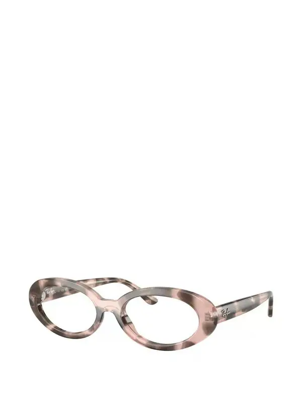 Ray-ban Oval-frame Glasses - Neutrals