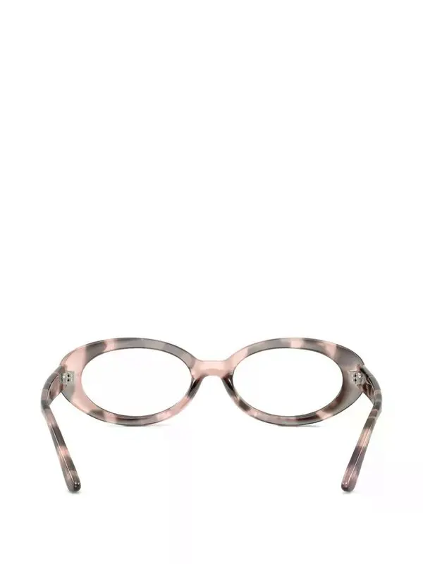 Ray-ban Oval-frame Glasses - Neutrals
