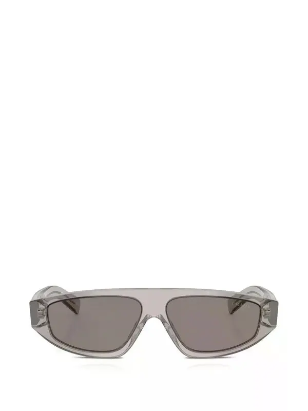 Prada Geometric-frame Sunglasses - Grey