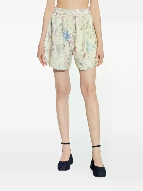 FORTE_FORTE Les Folies Patterned Shorts