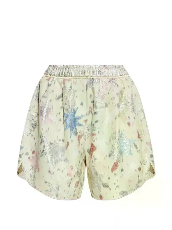 FORTE_FORTE Les Folies Patterned Shorts