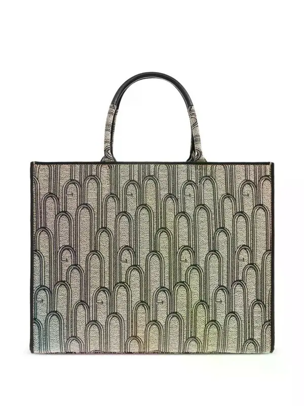 Furla Patterned Tote Bag - Neutrals