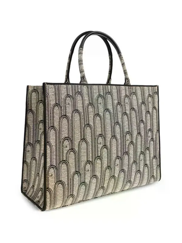 Furla Patterned Tote Bag - Neutrals