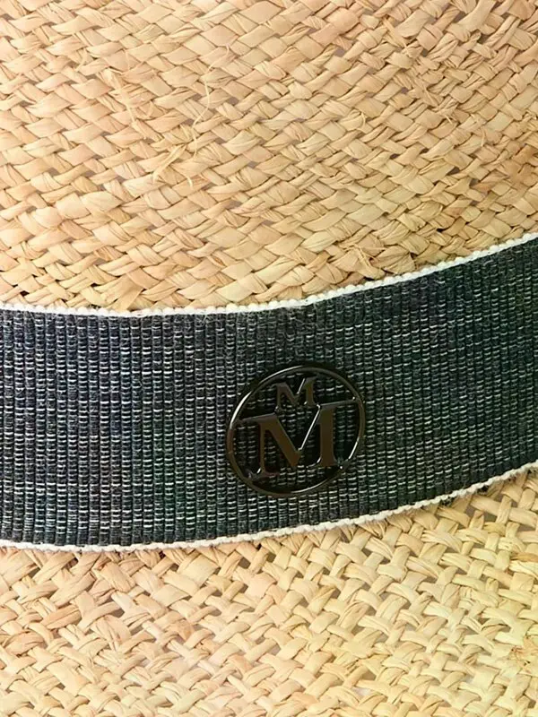 MAISON MICHEL Virginie Ribbon Straw Hat - Neutrals