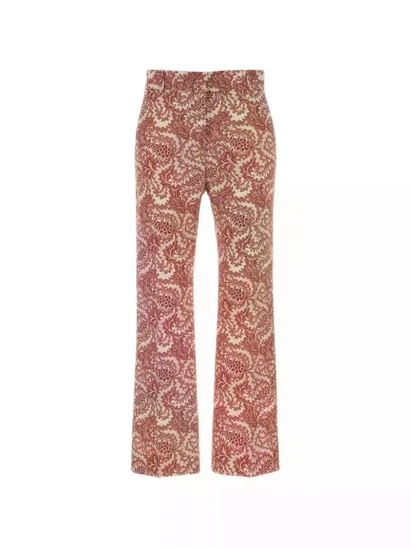 Max Mara Floral Patterned Trousers