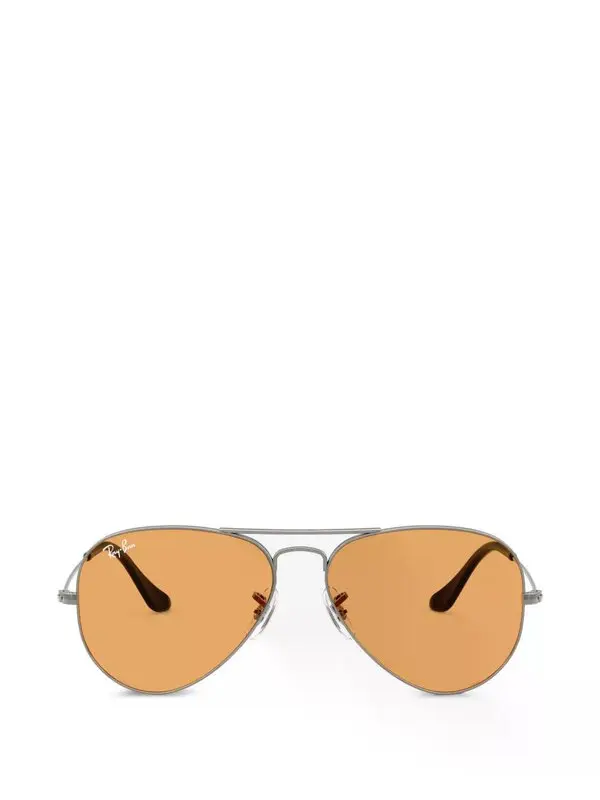 Ray-ban Pilot Frame Sunglasses - Silver