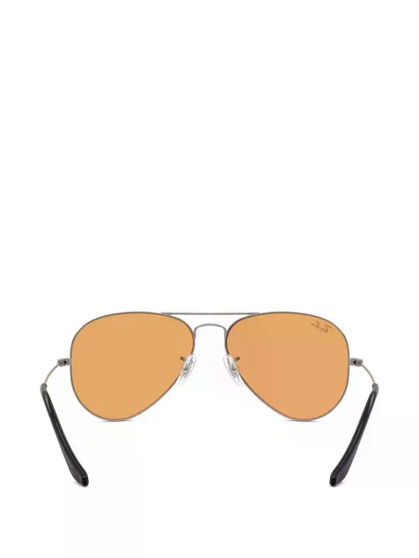 Ray-ban Pilot Frame Sunglasses - Silver