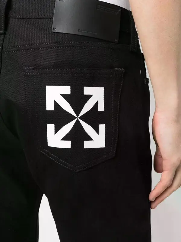 Off-White Slim-fit Jeans - Black