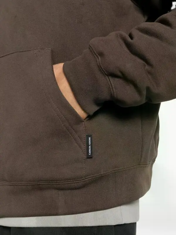 Canada Goose Hooded Zip Jacket - Brown