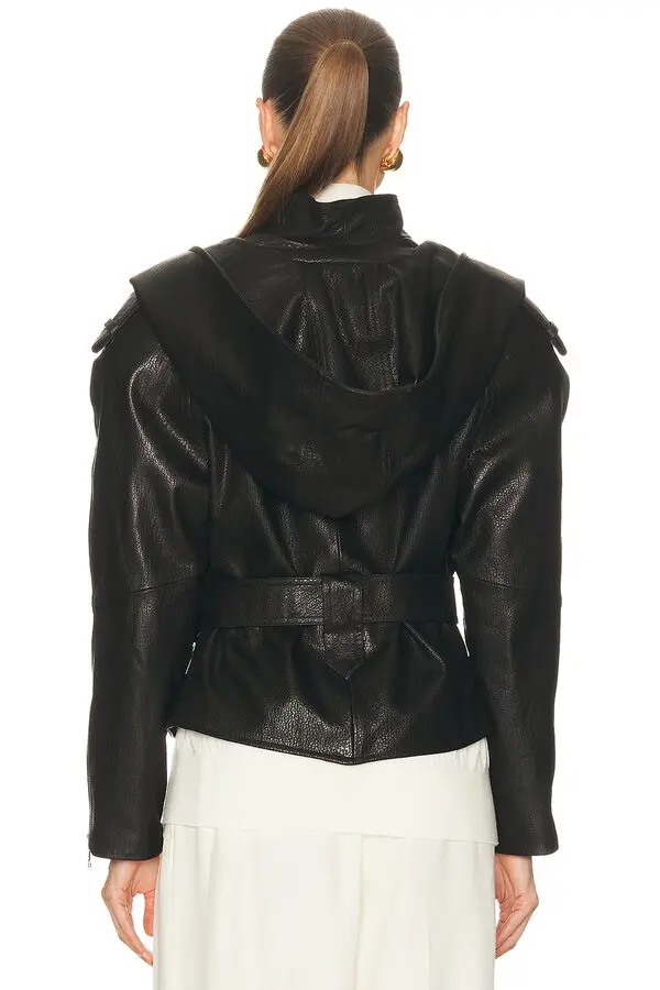 KAREN ARCANJO Renia Leather Jacket