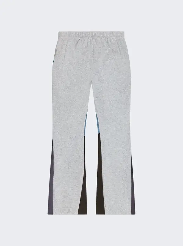 GALLERY DEPT. Flare Logo Sweatpant Light Heather And Navy - Gray