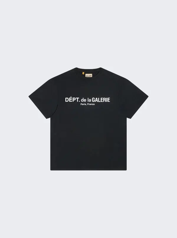 GALLERY DEPT. French Logo Lux Tee Washed - Black