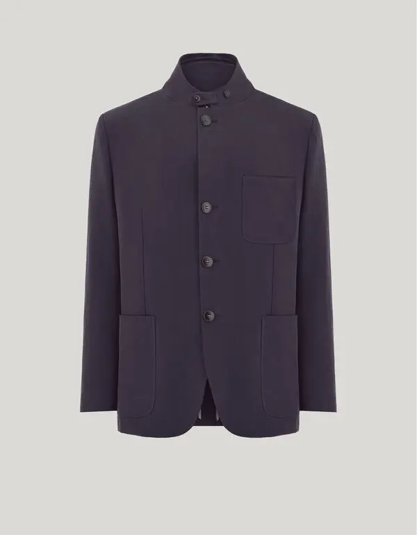 Canali Linen Bruma Jacket - Blue