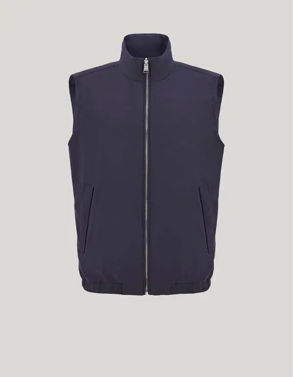 Canali Nuvola Reversible Vest - Blue