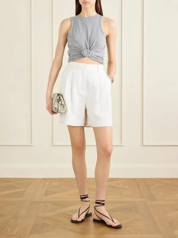 Magda Butrym Cotton-stretch Tank Top - Gray