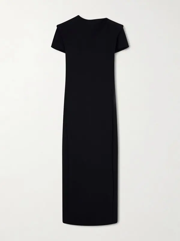 Khaite Iryl Open-back Maxi Dress - Black