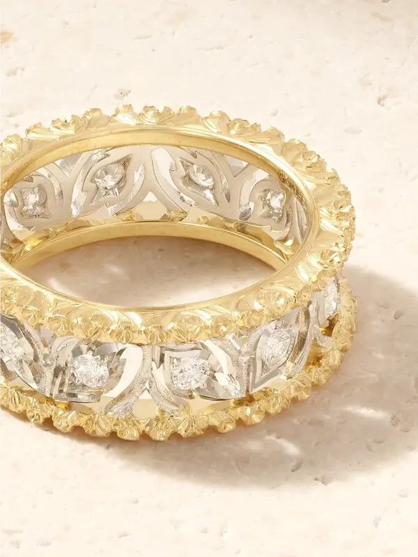 Buccellati Ramage Eternelle 18-karat Diamond Ring