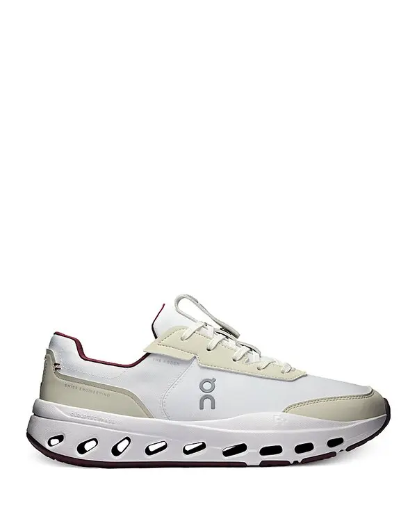 On The Roger Wildcard Sneakers - Ivory Maroon