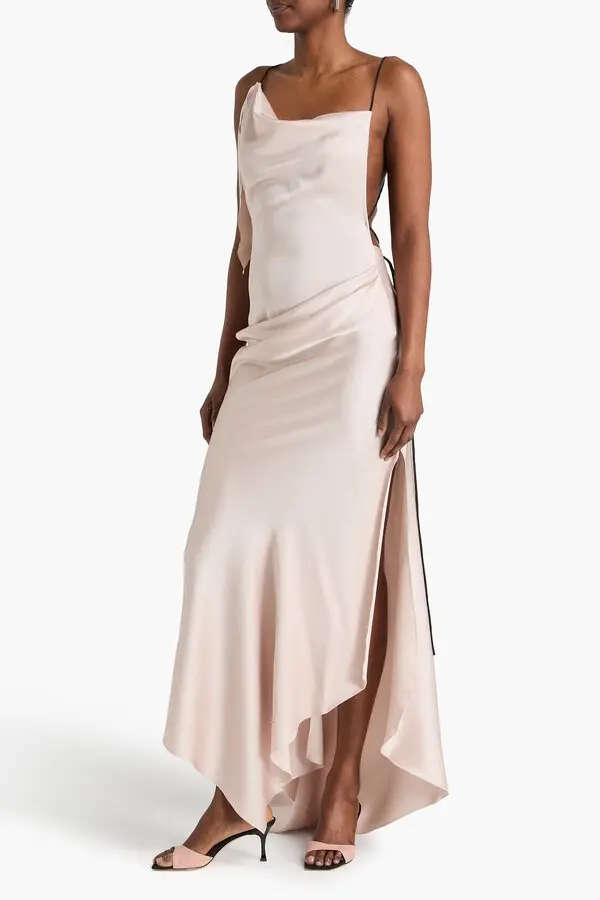 Victoria Beckham Asymmetric Draped Gown