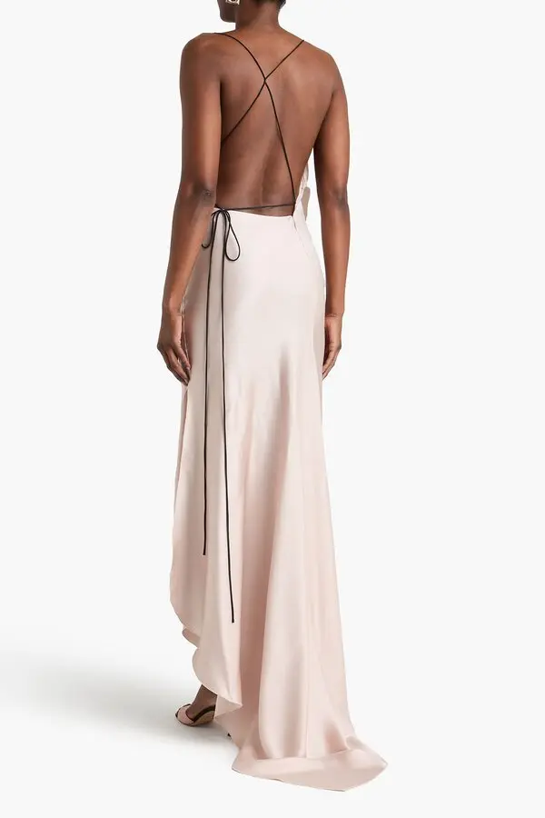 Victoria Beckham Asymmetric Draped Gown