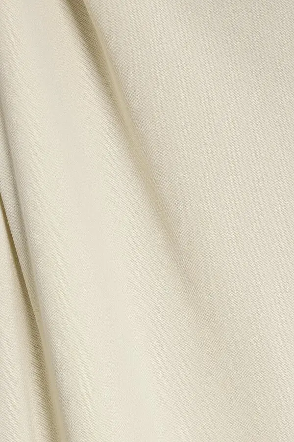 ST. AGNI Cutout Tencel And Linenblend Maxi Dress