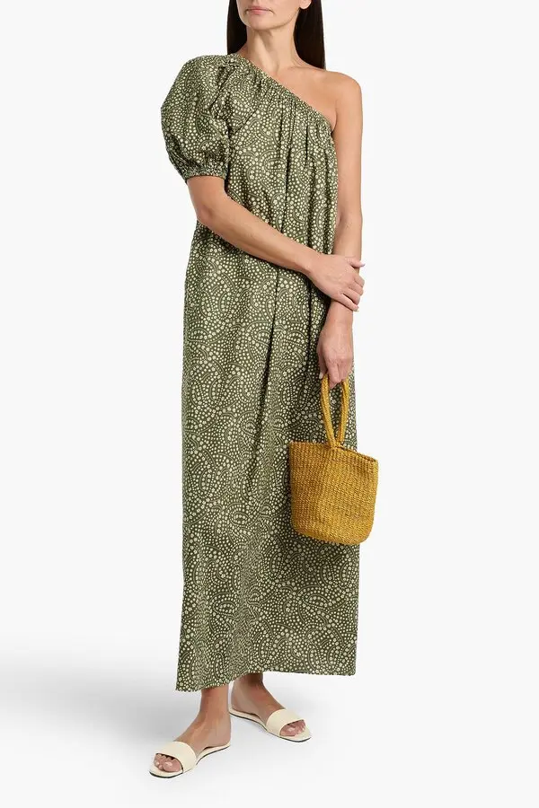 Matteau Floral-print Cotton-poplin Maxi Dress