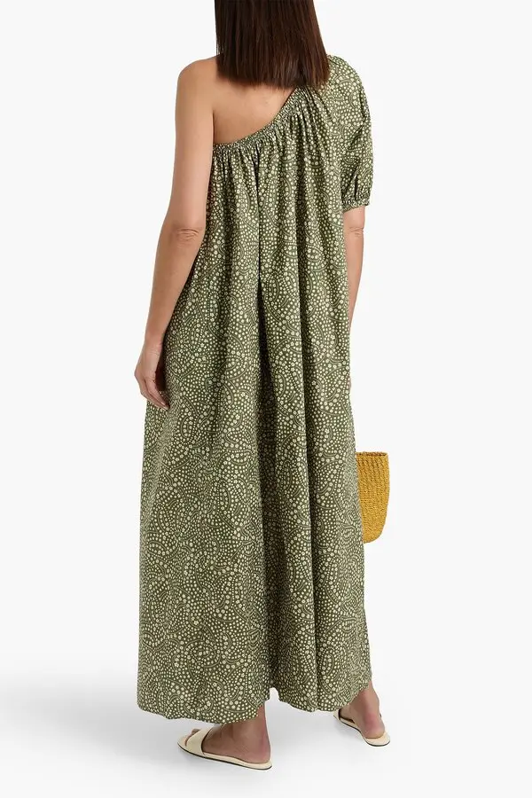 Matteau Floral-print Cotton-poplin Maxi Dress