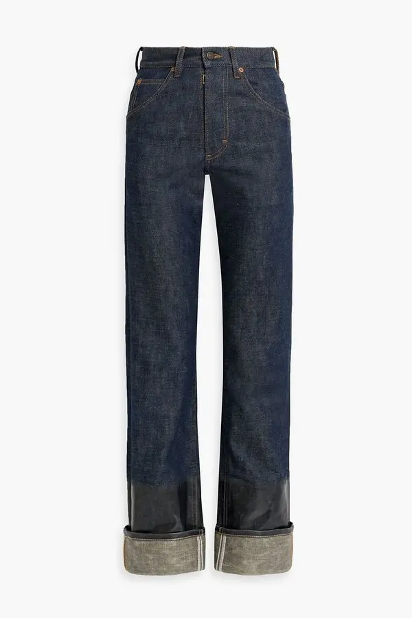 MAISON MARGIELA High-rise Straight-leg Jeans - Dark Denim